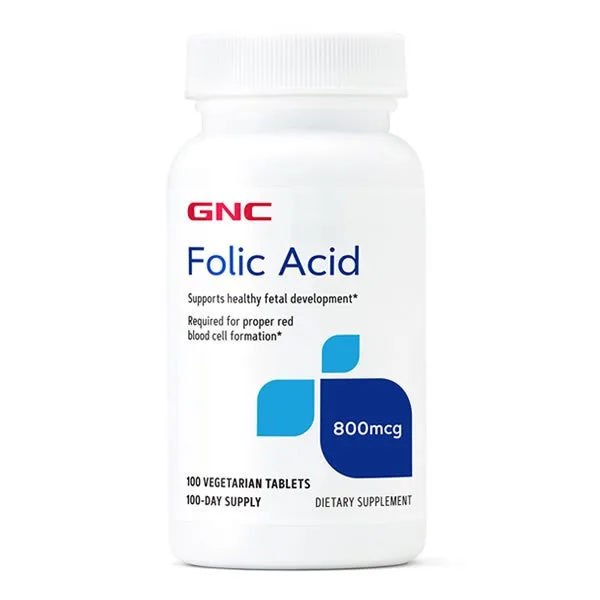 Folic Acid 800 mcg · 100 Tabletas - Naturnet Colombia