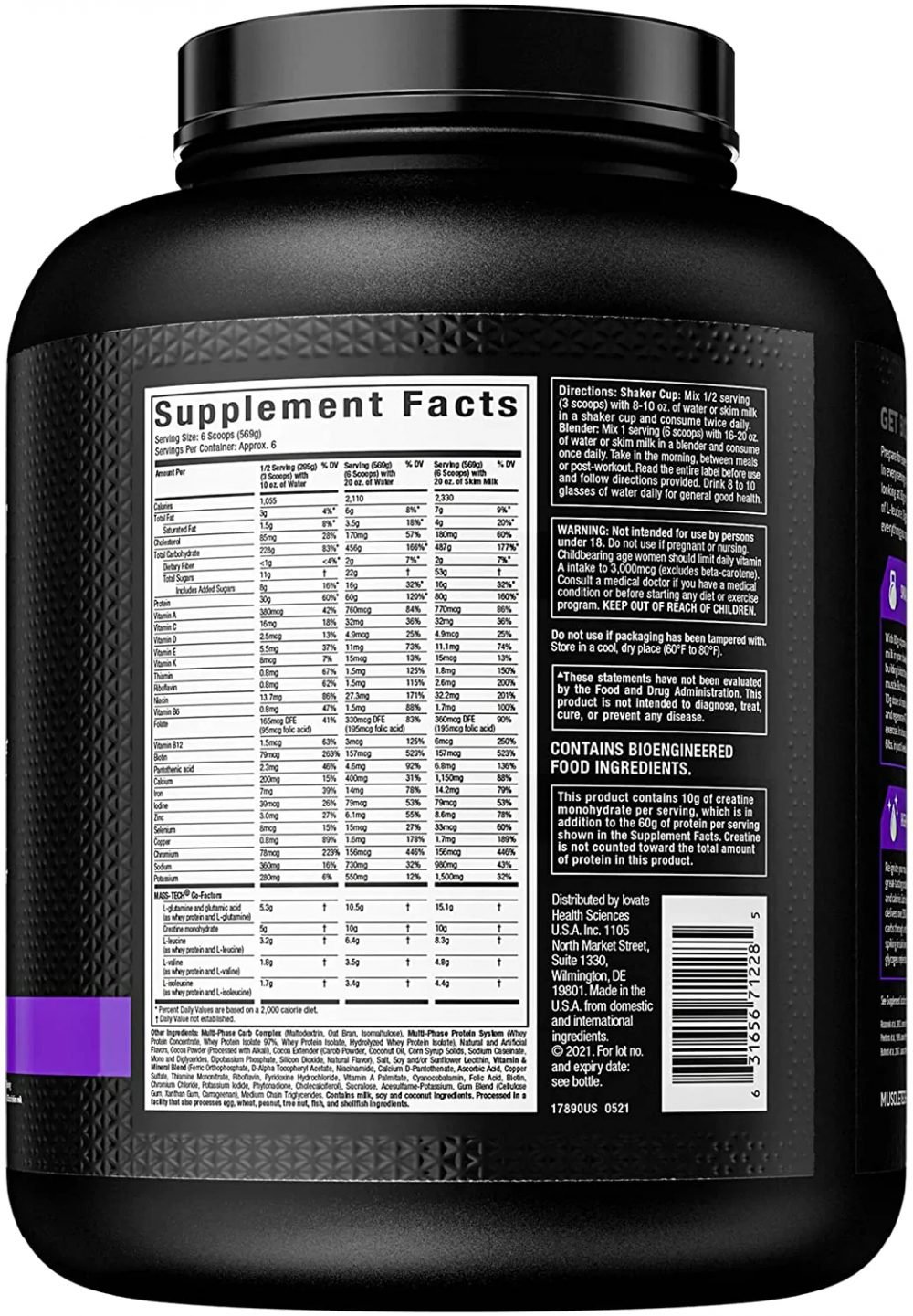 Mass Tech Extreme 2000 · 6 lb Muscletech - Naturnet Colombia