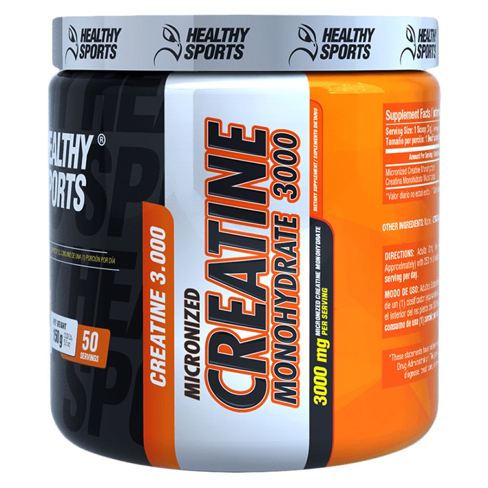 Creatine Monohydrate 150 gr Healthy Sports - Naturnet Colombia